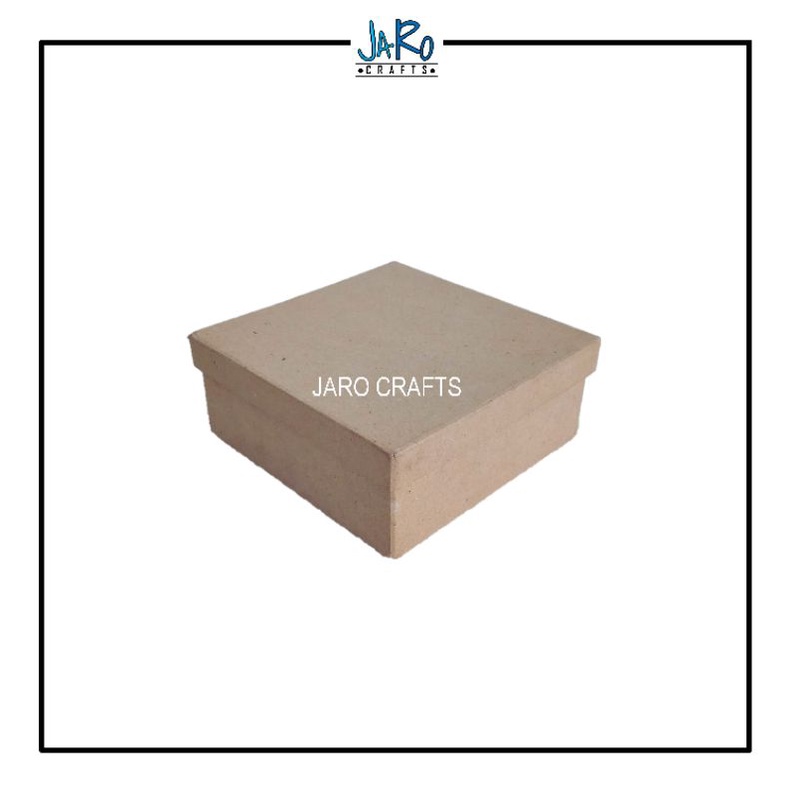 5x5x2 inches - Kraft Square Hard Box / Gift Box | Shopee Philippines