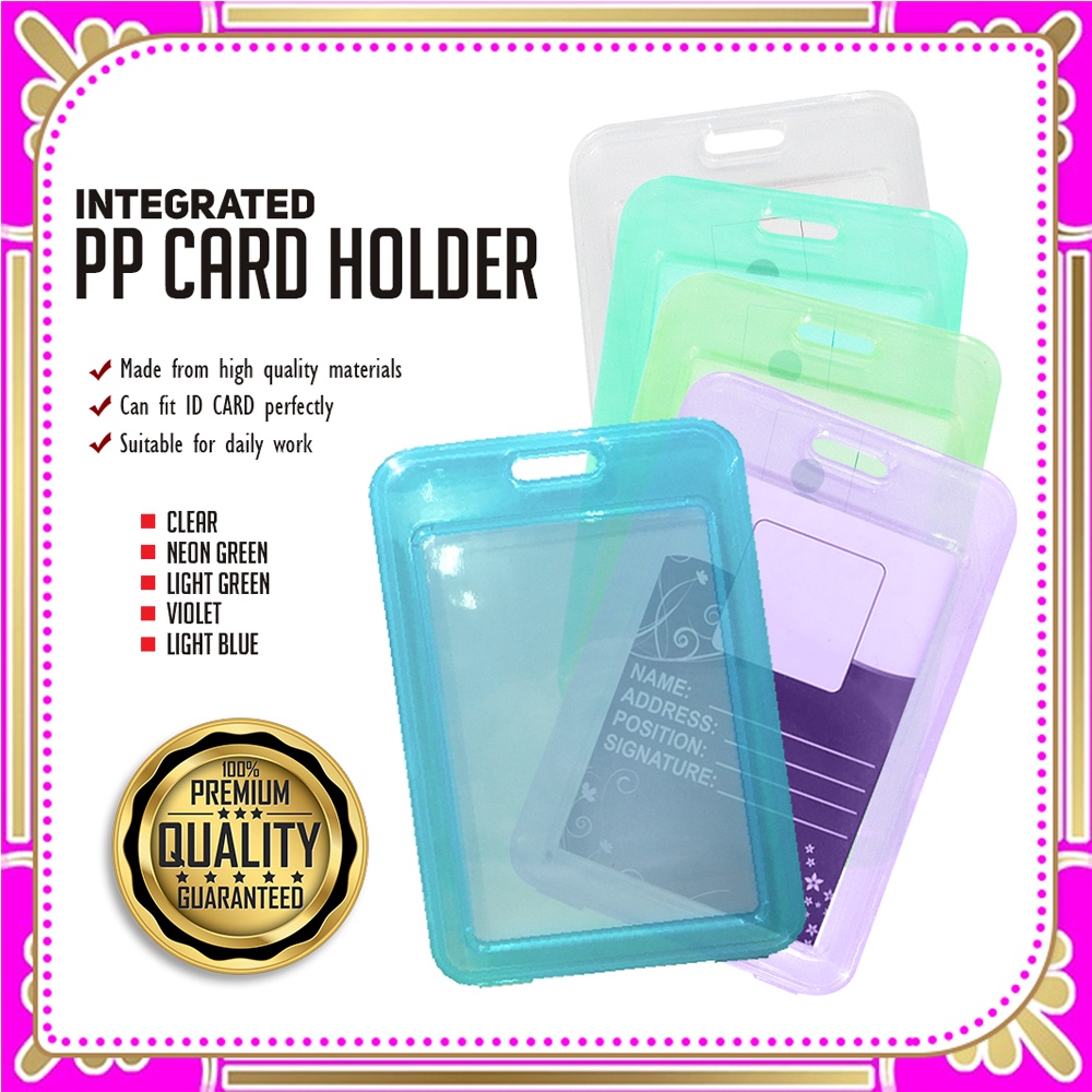 Integrated ID Card Holder C-113 Vertical 86x54mm (5 pcs per order ...