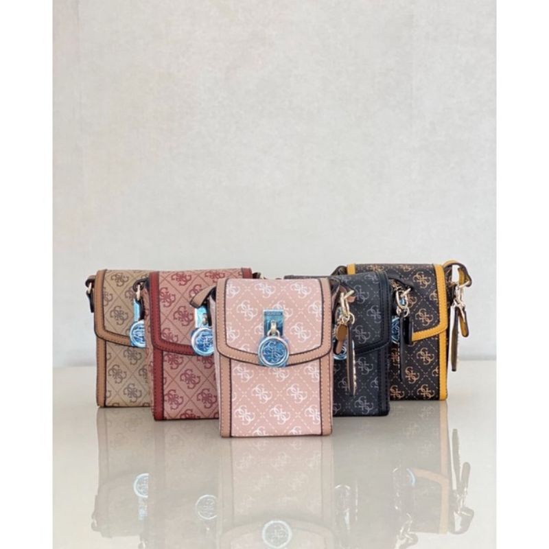 guess phone sling pvc material with box | Shopee Philippines