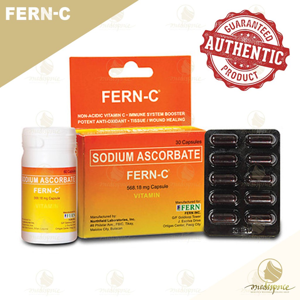 Fern C Sodium Ascorbate Non-Acidic Vitamin C 100% Original & Authentic ...