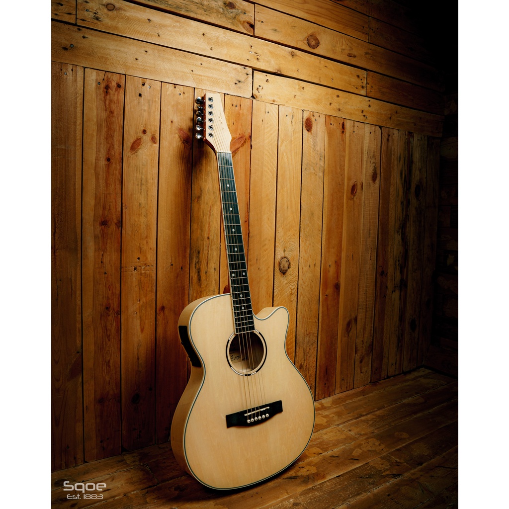 Limited Edition! Slick Sparrow 40’ Inches Acoustic Guitar w/ Built-in 4 ...