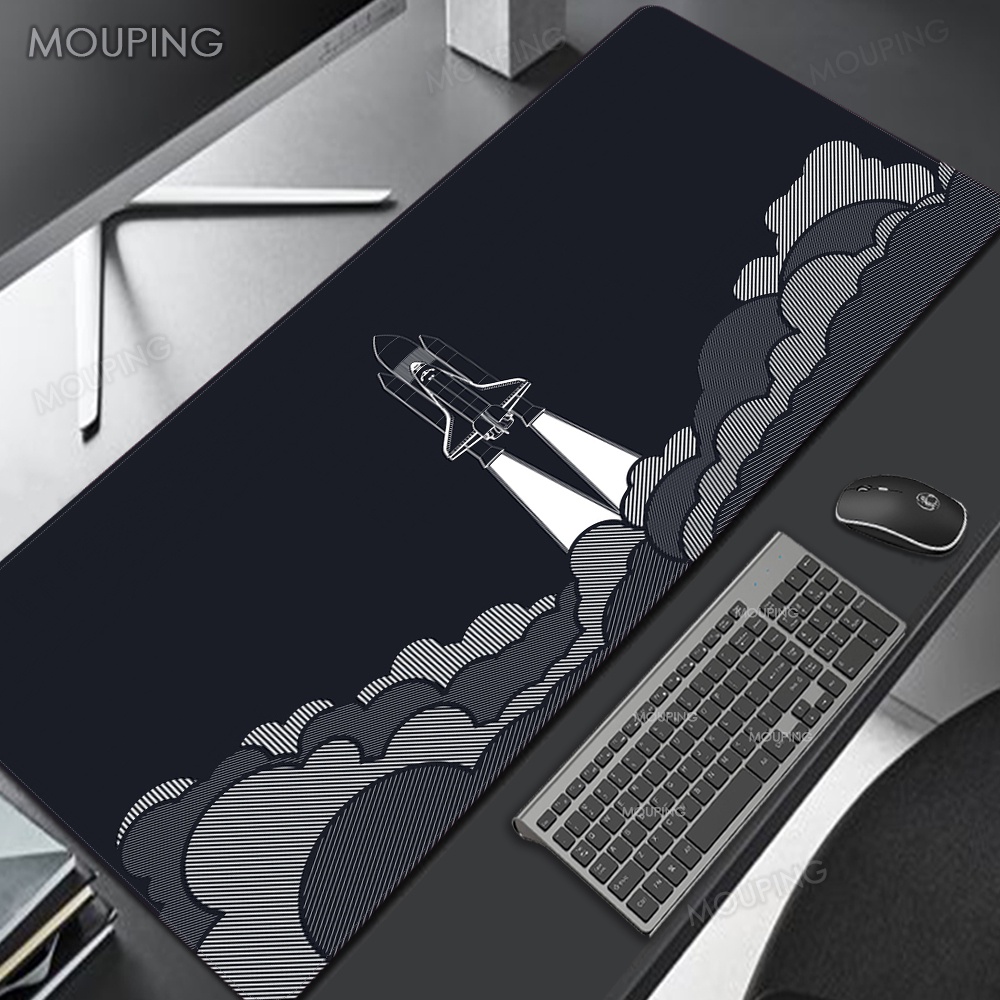 Space Mat Black Mousepad Mechanical Keyboard Anime Mouse Pad Company ...
