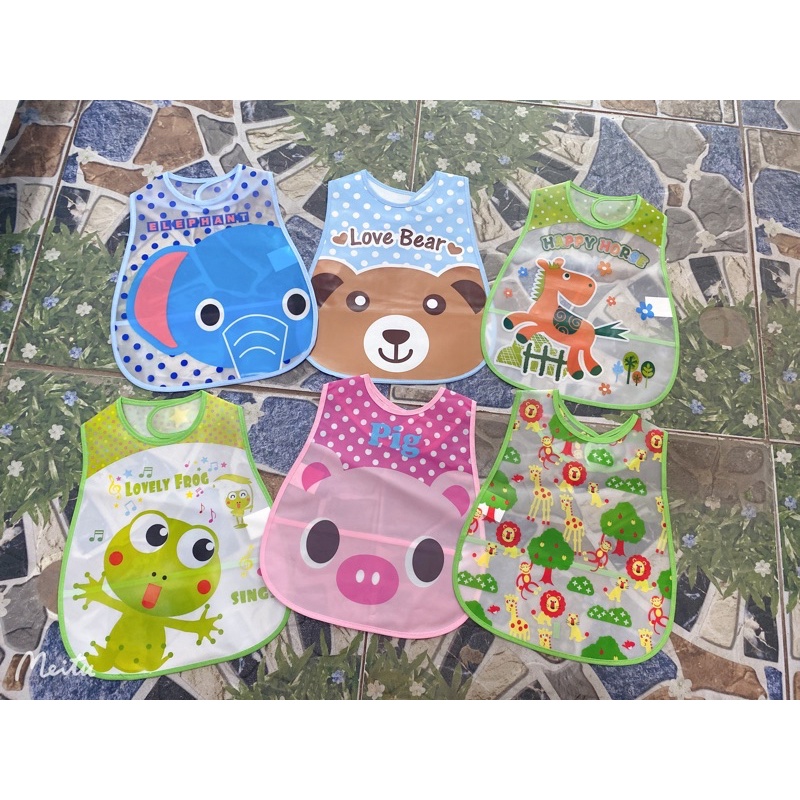 Funny Cartoon Baby Trough Bibs | Shopee Philippines