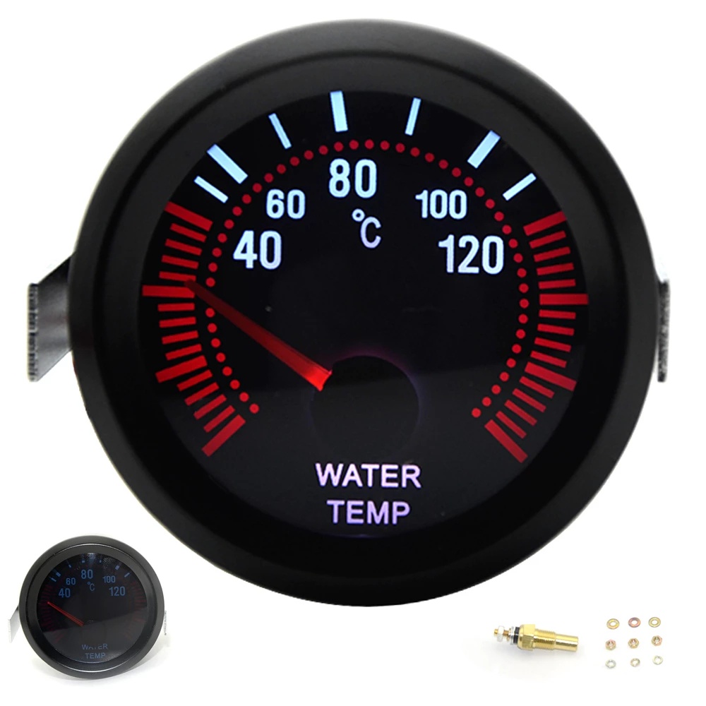 DepoTuning 2'' 52mm Universal Smoke Lens Water Temp Temperature Gauge ...
