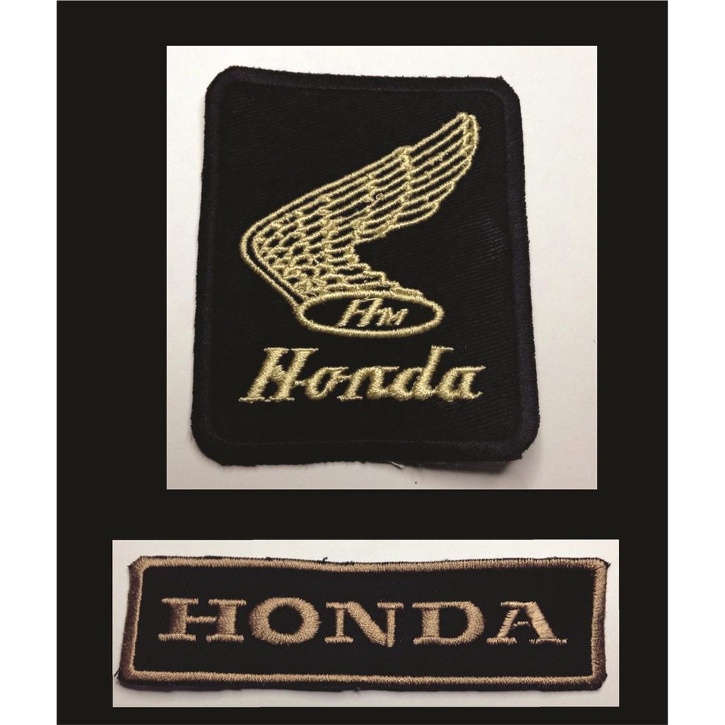 Honda Vintage Motorcycle Cloth Patch Emblem - Jacket Polo Bag Cloth ...