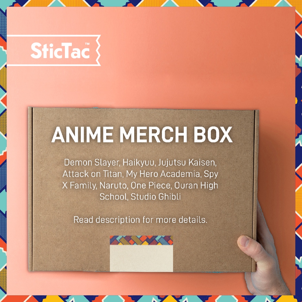 ANIME MERCHANDISE BOX DEMON SLAYER HAIKYUU SPY FAMILY JUJUUTSU KAISEN ...