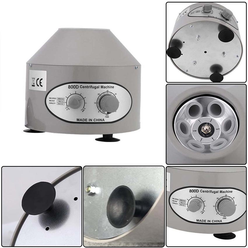 800D Electric Centrifuge Machine Lab Laboratory Medical Liquid Separate ...