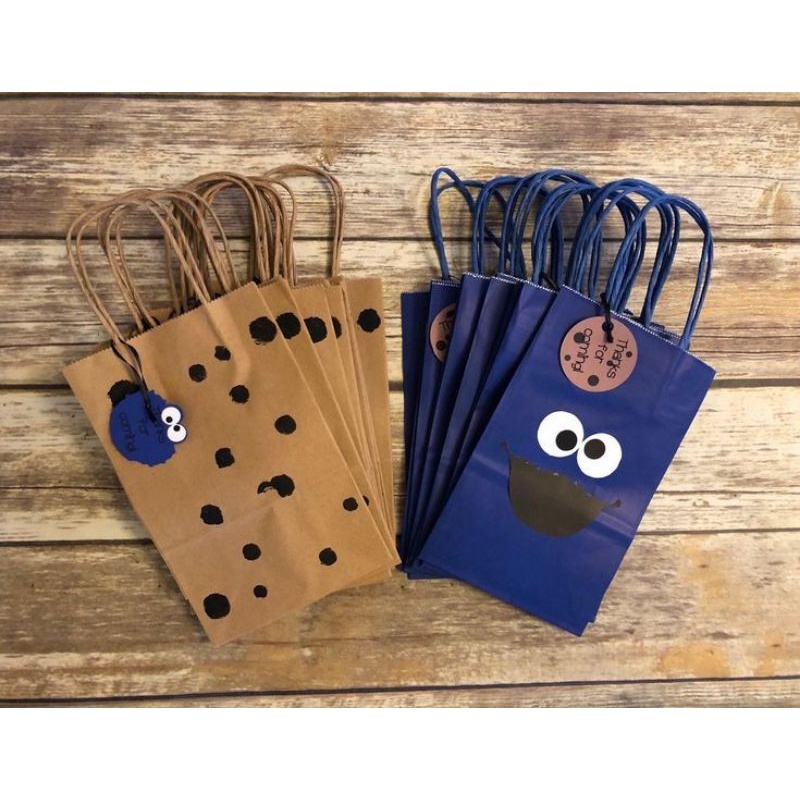 cookie monster paper bag | Shopee Philippines