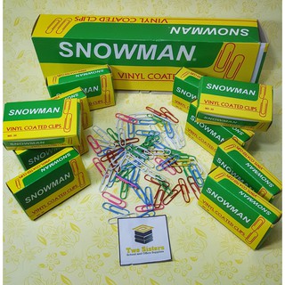 TS - Snowman Vinyl Coated Paper Clips Small (sold per smallbox ...