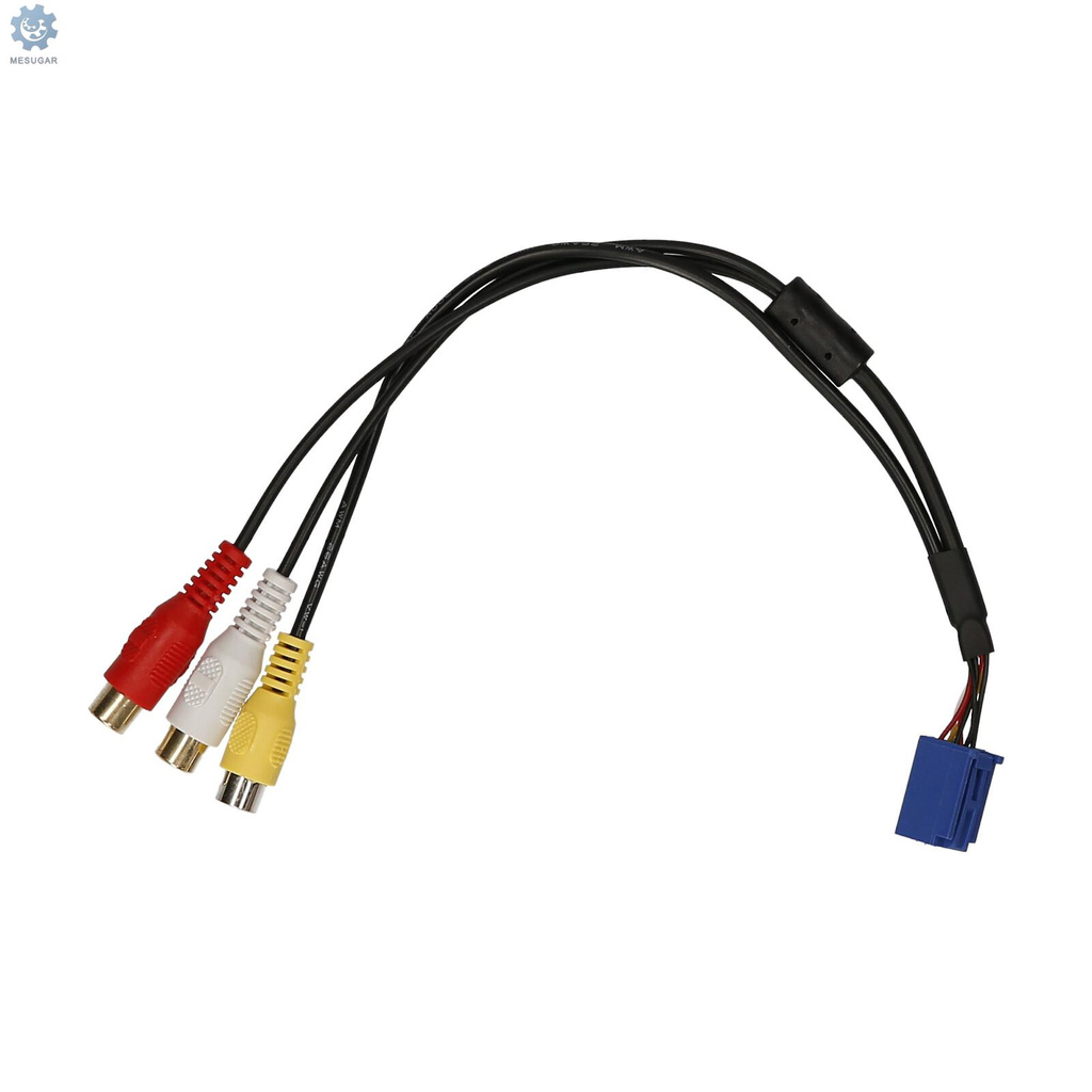 Ready Car RCA Adapter VTR Cable 6 Pin Blue A/V Port Replacement for ...