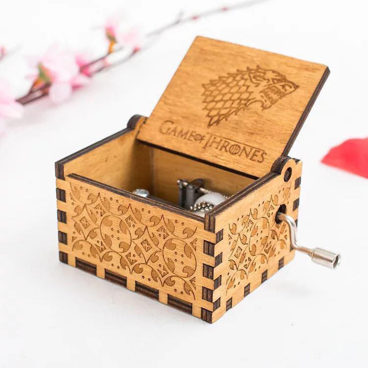 Vintage Engraved Wooden Mini Music Box Collection | Shopee Philippines