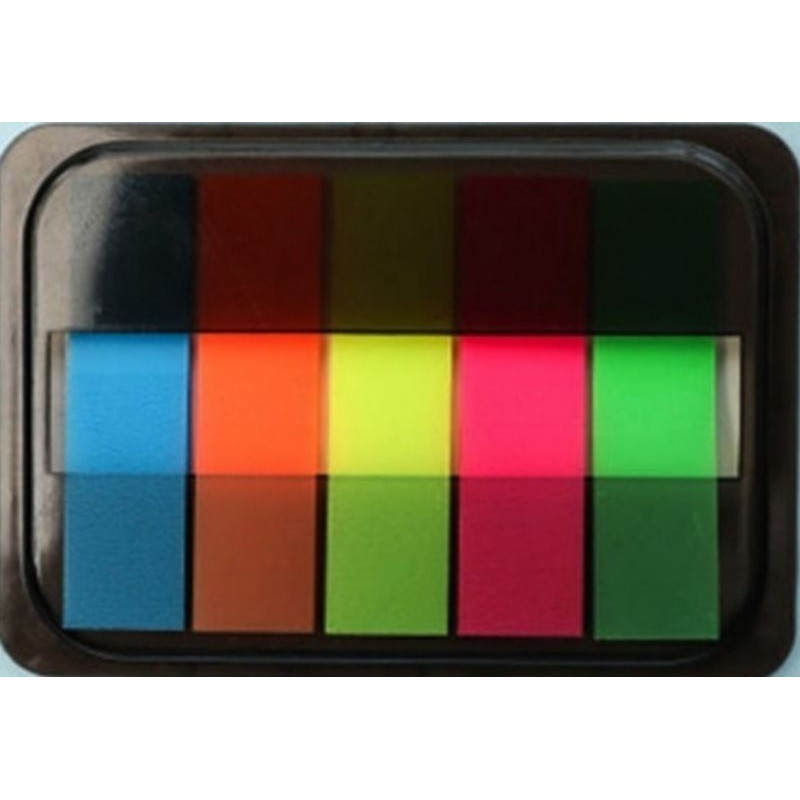 Neon Sticker Tabs 5 Colors | Shopee Philippines