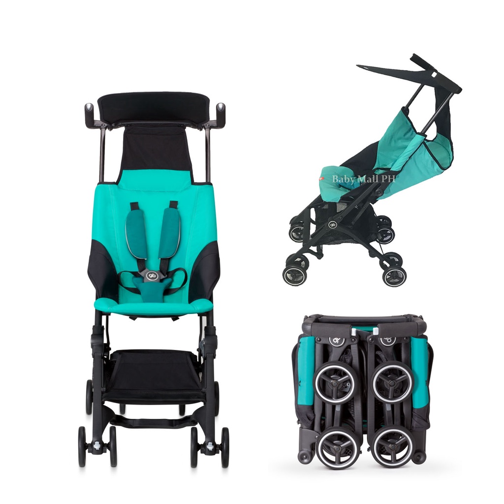 GB Pock It Plus Pocket Stroller (Capri Blue) | Shopee Philippines
