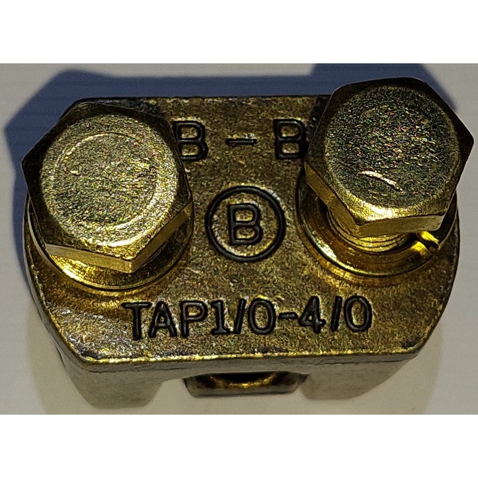 Copper Solderless Two Bolt Connector AWG 1/0-4/0 350-500mcm 750-1000mcm ...