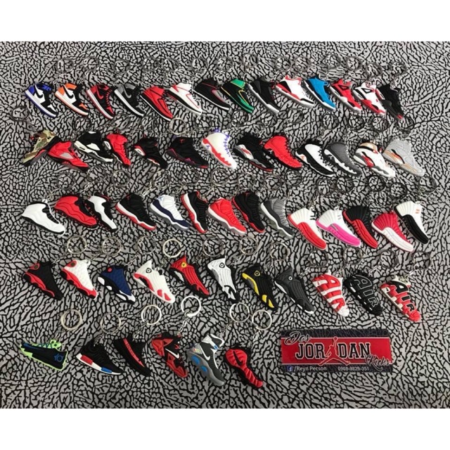 Jordan 2D Keychains / Assorted / w/o box keychain only | Shopee Philippines