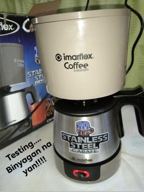 Imarflex Coffee Maker ICM-600S 10 Cups Beige | Shopee Philippines