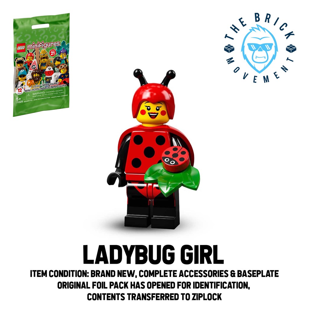LEGO® Collectible Minifigure Series 21: Ladybug Girl Minifigure ...
