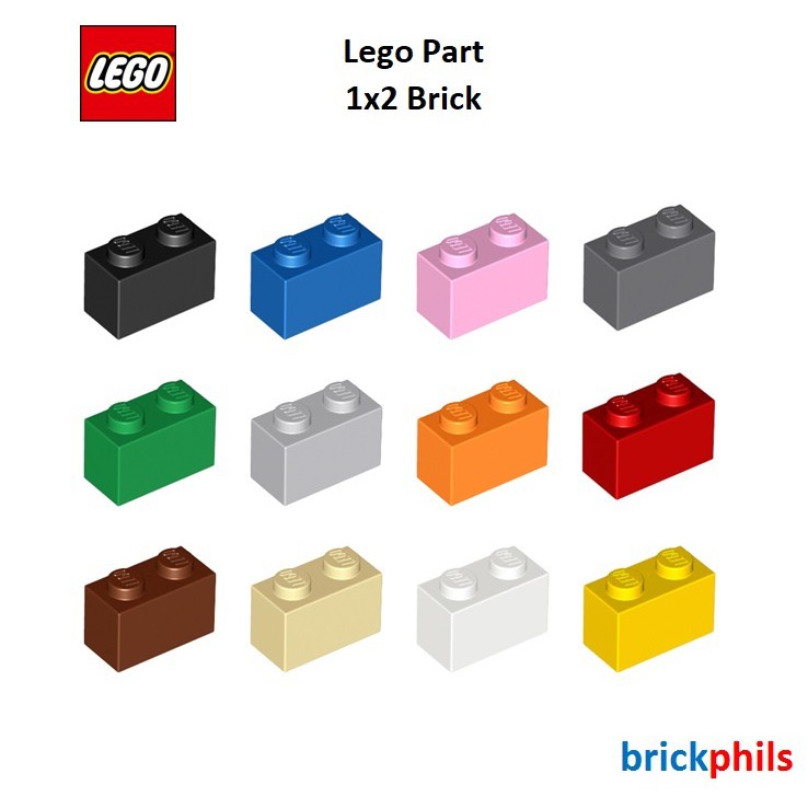 Lego Part 3004 - 1x2 Brick (5pcs per Lot) | Shopee Philippines