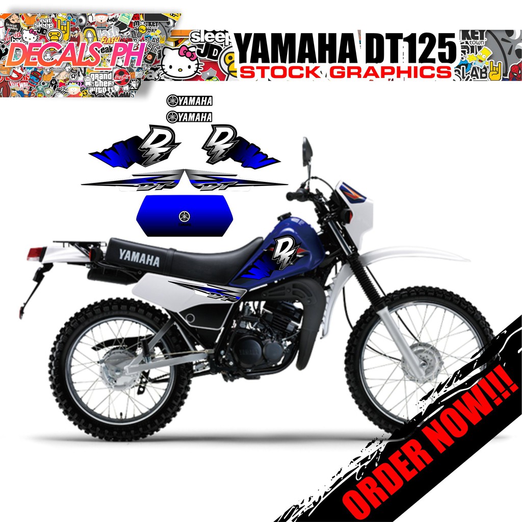 Yamaha DT 125 Stock Decals | Shopee Philippines