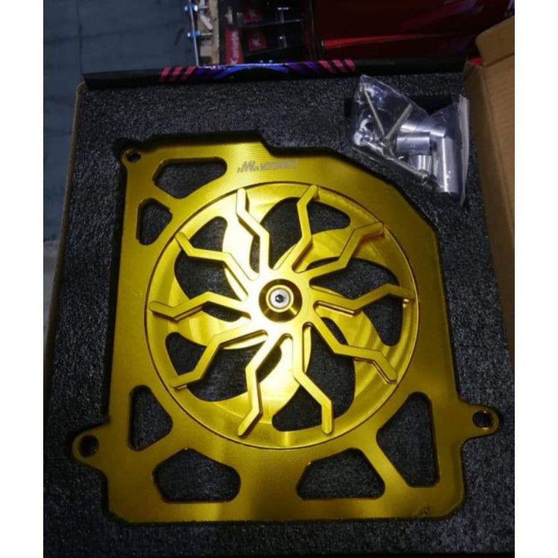 Radiator Cover with Spinner For Nmax / Aerox Aluminum CNC | Shopee ...