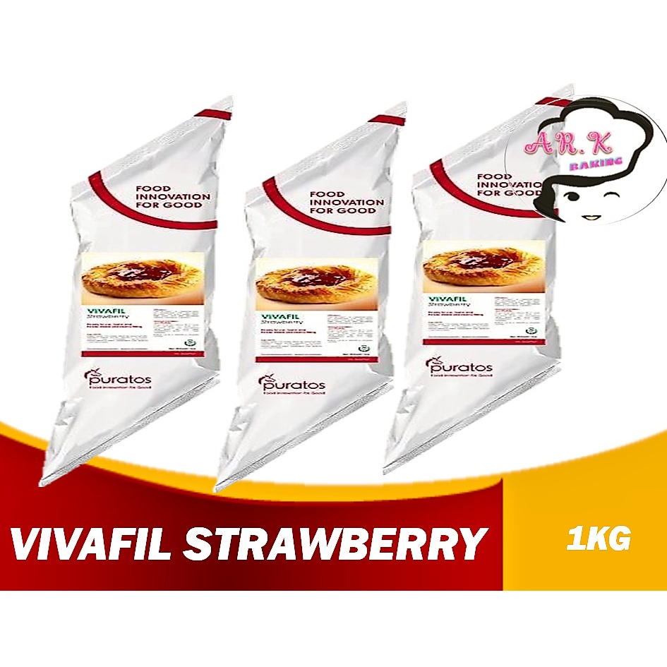 Puratos Vivafil Strawberry Filling 1kg | Shopee Philippines