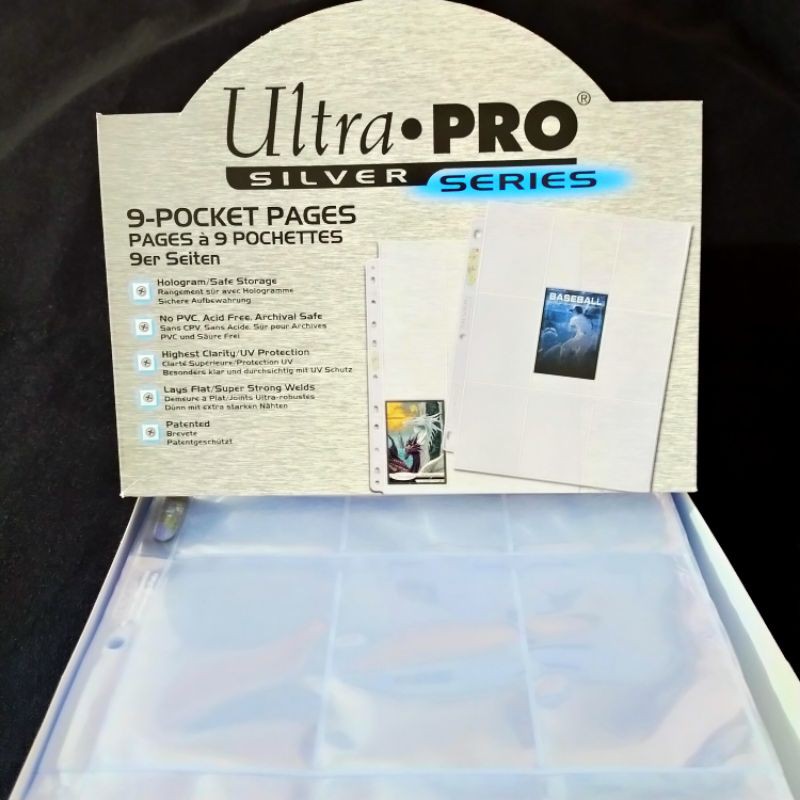 [ONHAND] ULTRA PRO SILVER Series 9-pocket Photocard Sleeve Pages ...