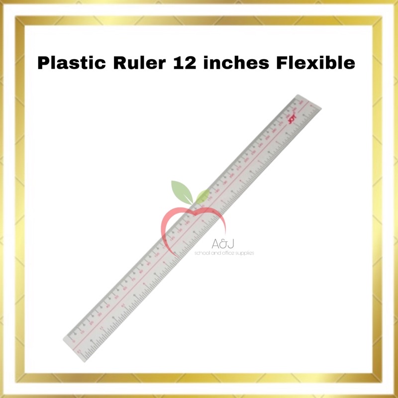 12 inches Ruler Flexible | Shopee Philippines