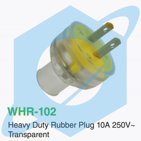 1Pcs Omni WHR-102 Heavy Duty Rubber Plug 10A 250V | Shopee Philippines