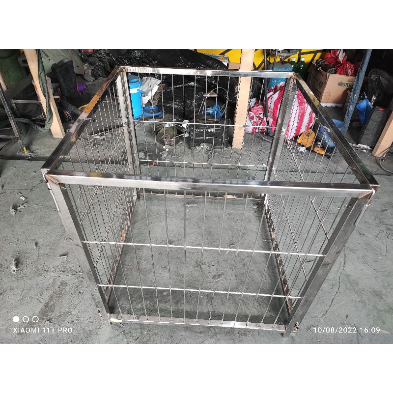24*25 stainless panel cage budget meal crates | Shopee Philippines