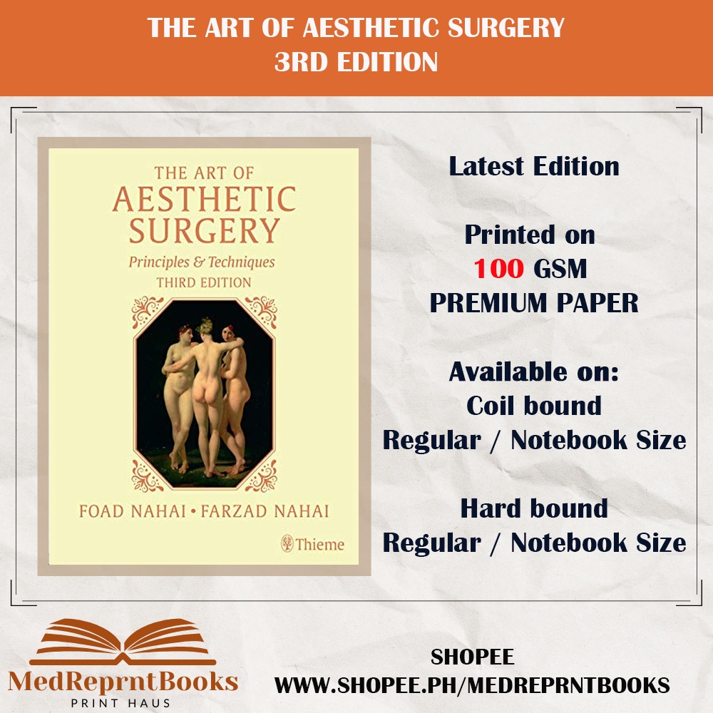 THE ART OF AESTHETIC SURGERY 3RD EDITION | Shopee Philippines
