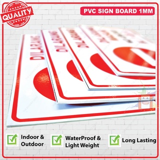 Please Drop Your Parcel Here Signage PVC Sign Sticker + Board | Shopee ...