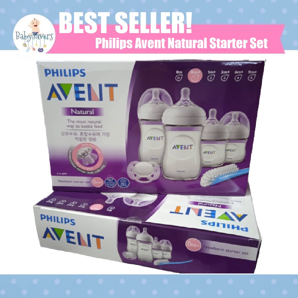 BEST SELLER! AUTHENTIC Philips Avent Natural Newborn Starter Set (NEW ...