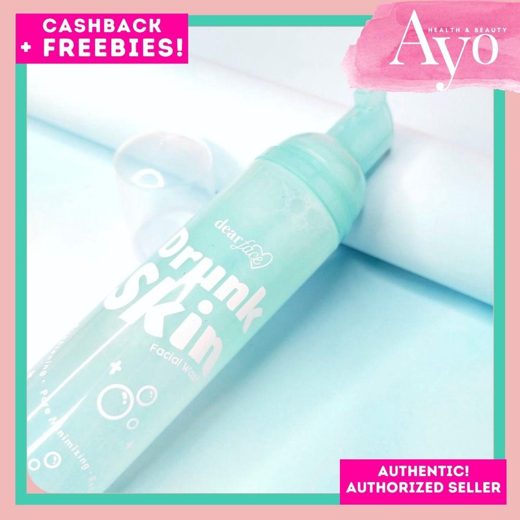 Dear Face Drunk Skin Facial Foam Facial wash | Shopee Philippines