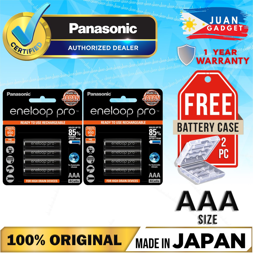 Panasonic Eneloop Pro Bk 4hcce 4bt Rechargeable Battery Aaa Pack Of 4