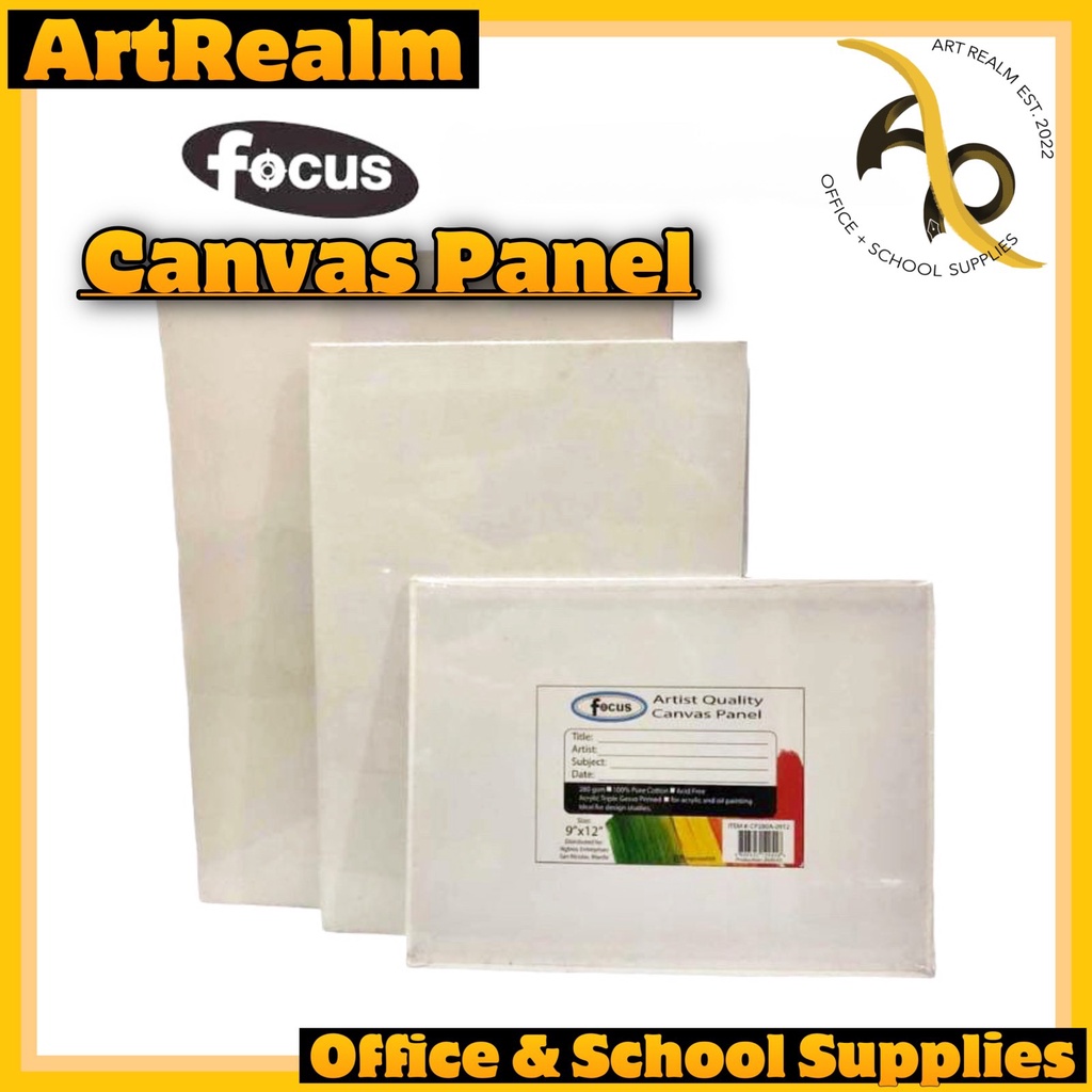Focus [280gsm] Canvas Panel | Shopee Philippines