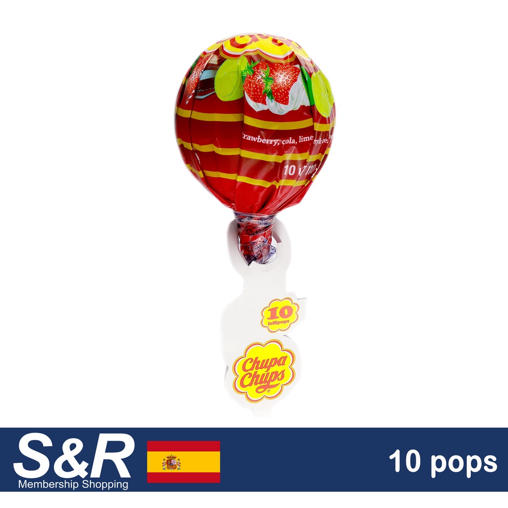 Chupa Chups Mini Mega Assorted Lollipop (11g x 10pcs) | Shopee Philippines
