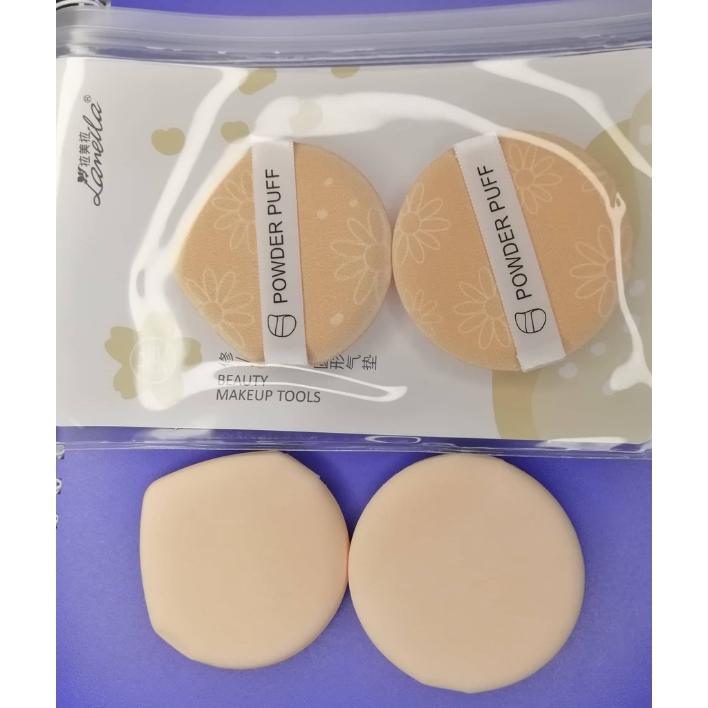 2Pcs/set Powder Puff One Sided Air Cushion Dry Wet Use | Shopee Philippines