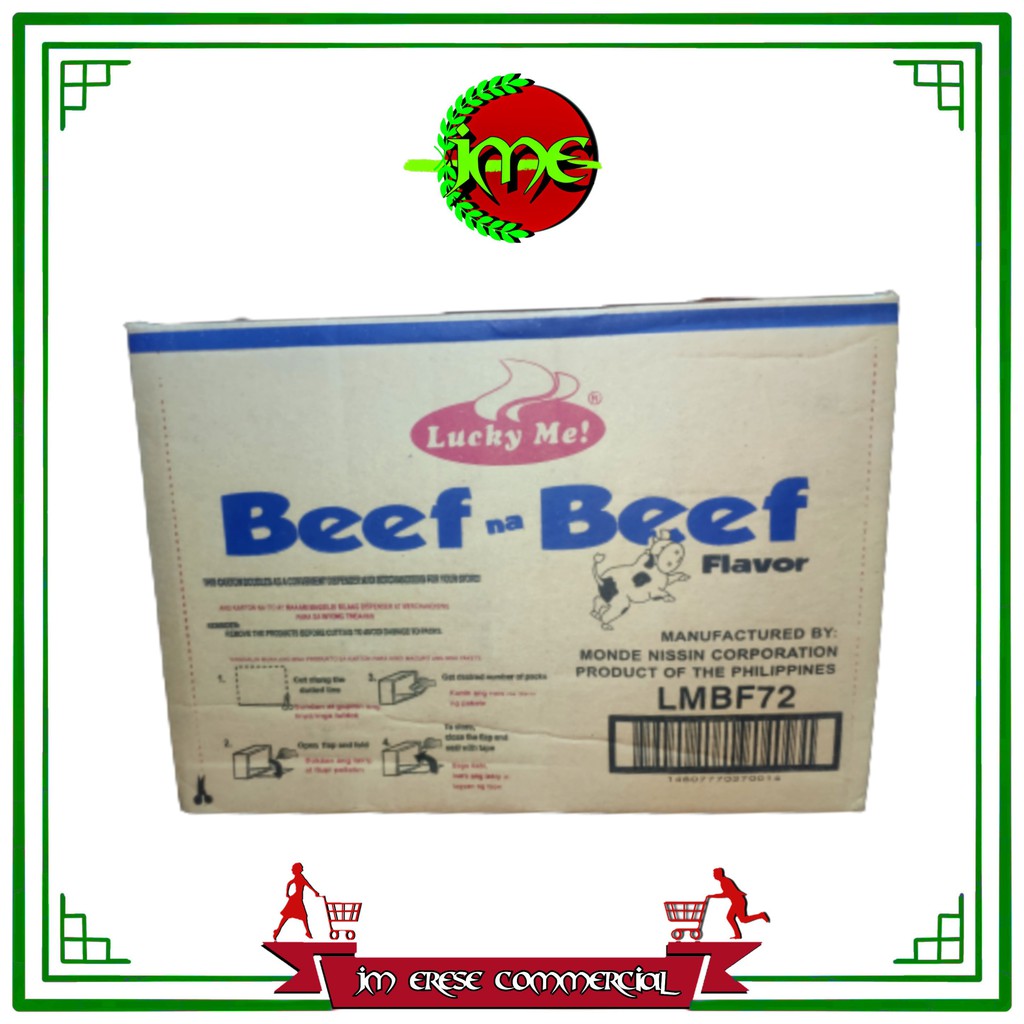 Lucky Me! Instant Mami Beef na Beef Flavor (72pcs x 55g) presyo ₱762