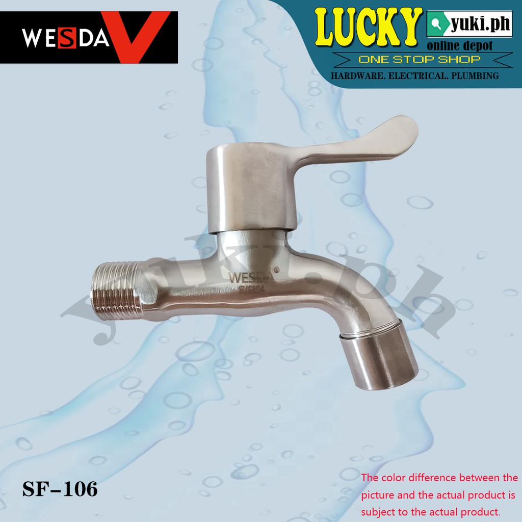 SF106 WESDA 304 stainless steel sink faucet with/fiter | Shopee Philippines