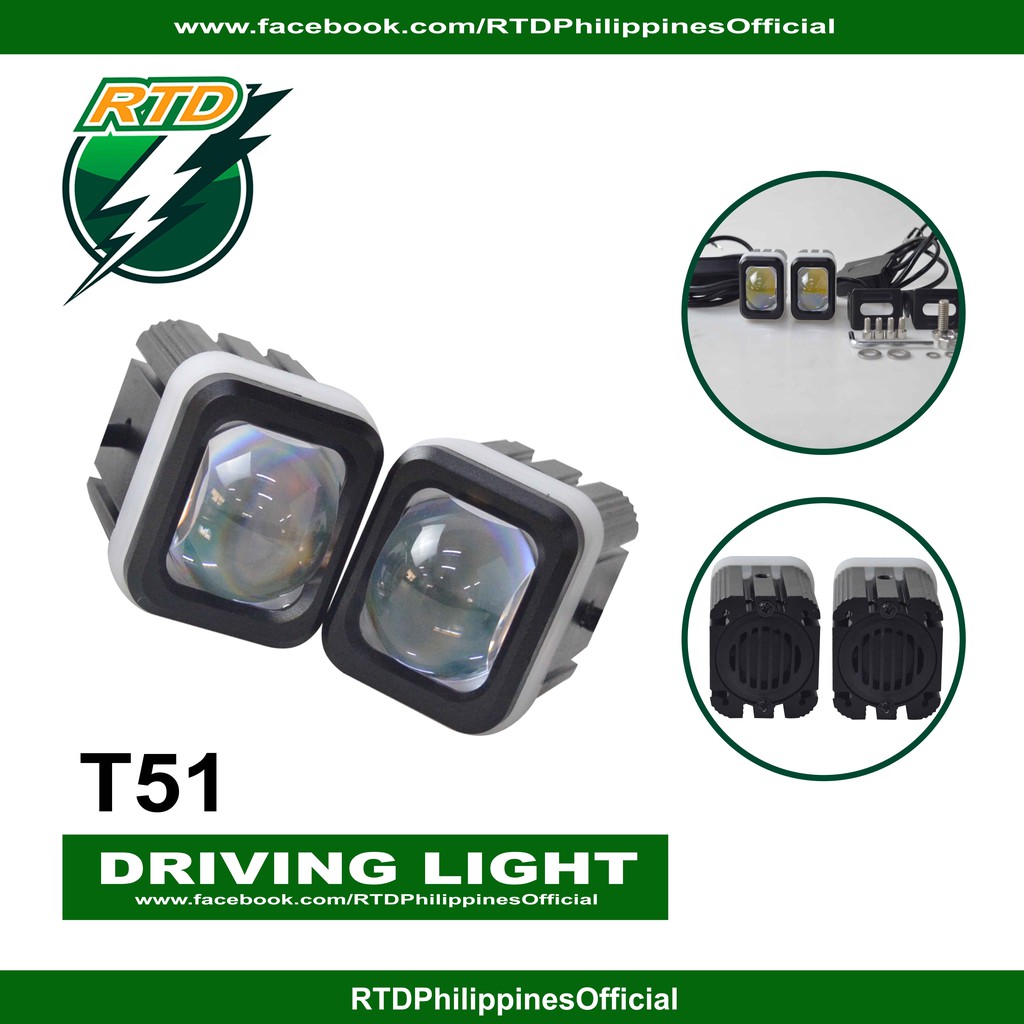 ORIGINAL RTD RAYTON MINI DRIVING LIGHT T51 with PARKLIGHT | RTD ...