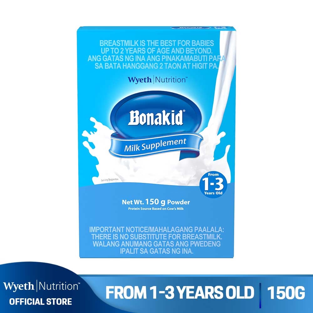 BONAKID® Powdered Milk Drink Children 1 to 3 years old 150g | Shopee ...