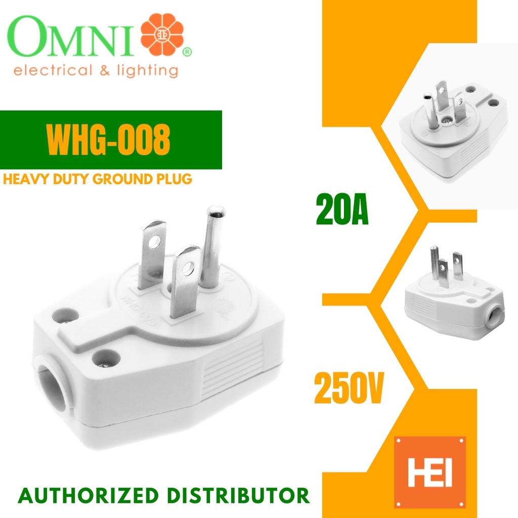 OMNI WHG-008 Heavy Duty Ground Plug | Shopee Philippines