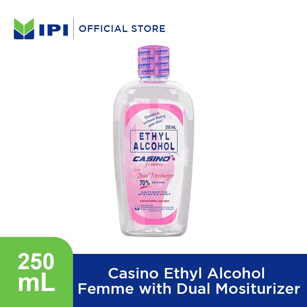 Casino Ethyl Alcohol Femme with Dual Mositurizer 250ml | Shopee Philippines