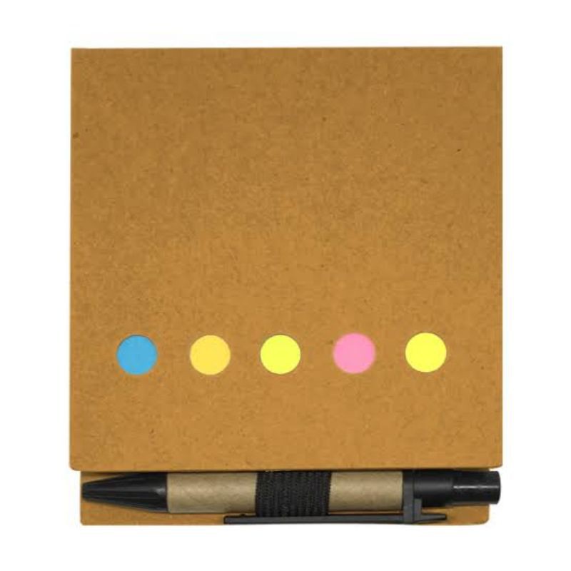 Memo Pad with Sticky notes and Pen | Shopee Philippines