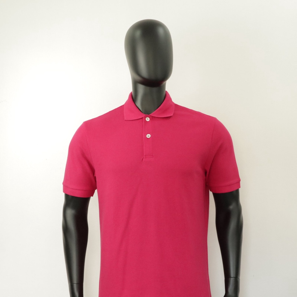 COLLEZIONE C2 Regular FIT PCMT1K209 FUSCHIA Pique Polo Shirt Wear Men ...