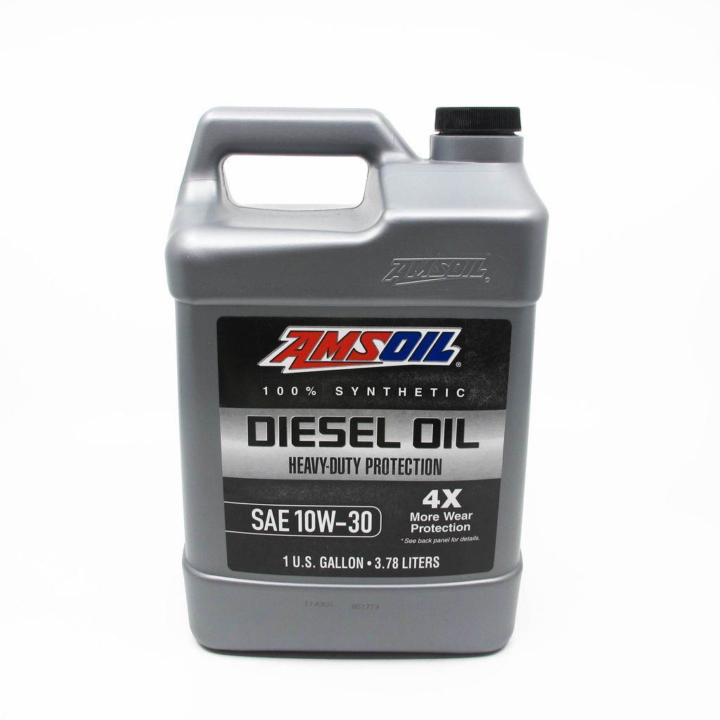 AMSOIL 10W30 Diesel Heavy Duty Engine Oil Fully Synthetic (1 Gallon ...