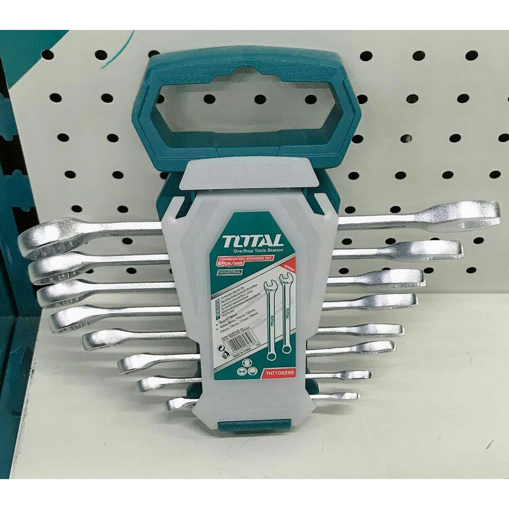 TOTAL combination spanner set 6-19mm THT102286 industrial supplies ...
