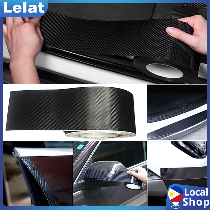 Car Stickers Carbon Fiber Rubber 3M 5D Auto Door Protective Strip Car ...