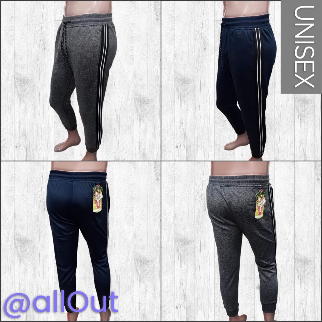 Unisex Stripped and Stretchable Jogging Pants [616AB] | Shopee Philippines