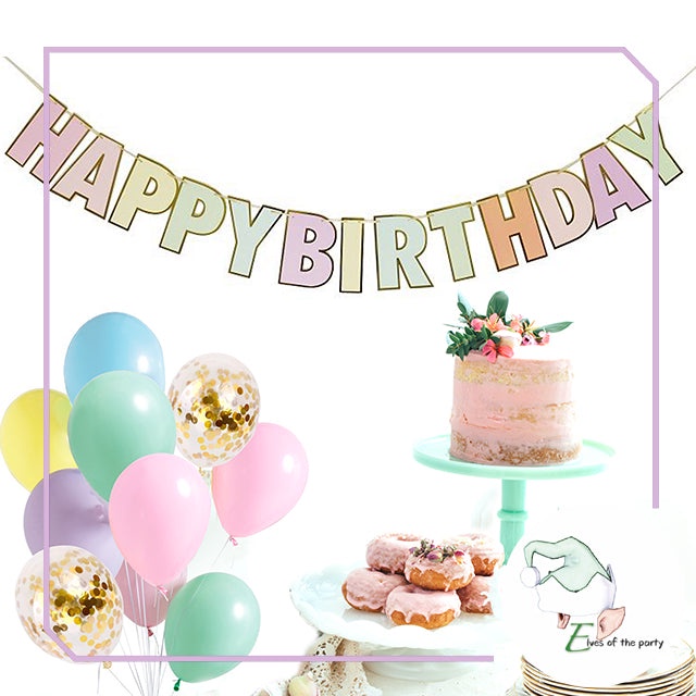 Pastel Colored Happy Birthday Banner | Shopee Philippines
